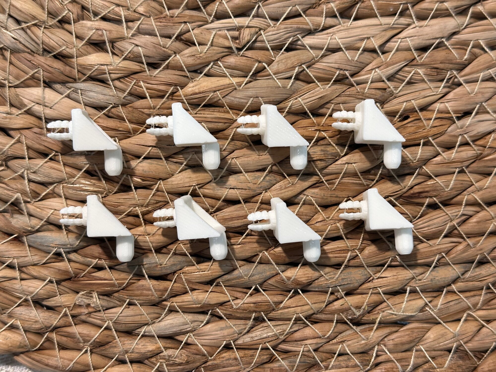 Мебельные полкодержатели для полок /8 штук/ IKEA PAX / Белый пластик