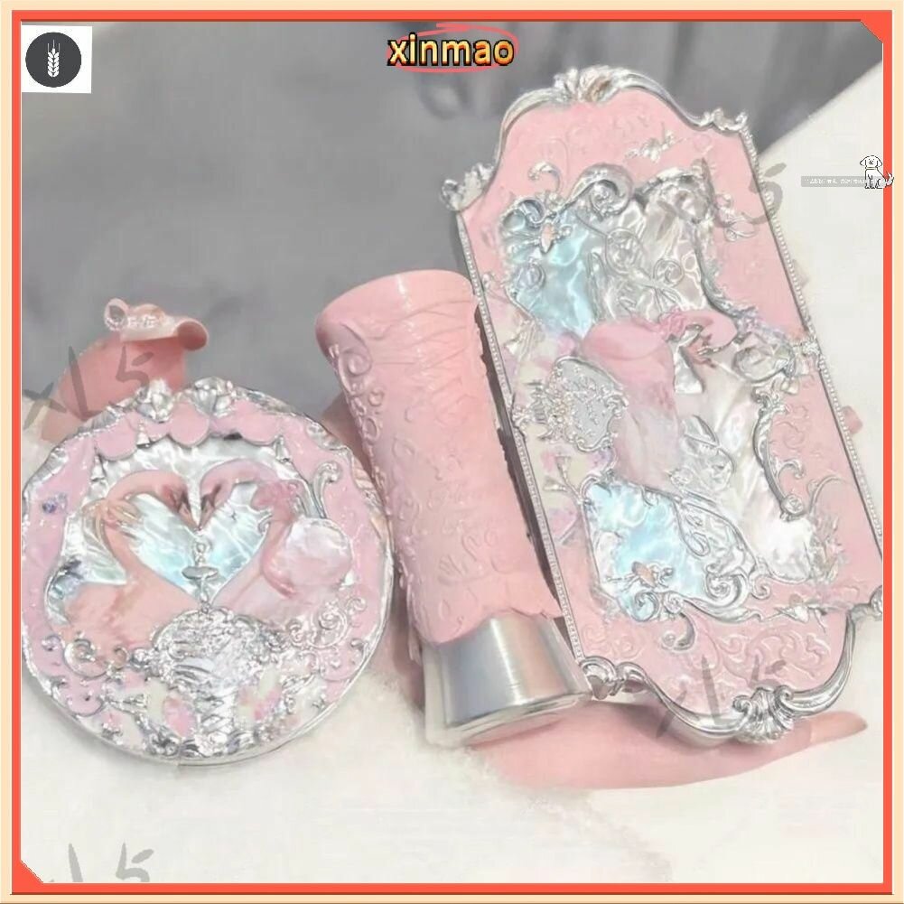 Набор косметики Flower Knows Swan Ballet, с помадой, румянами и тенями для глаз