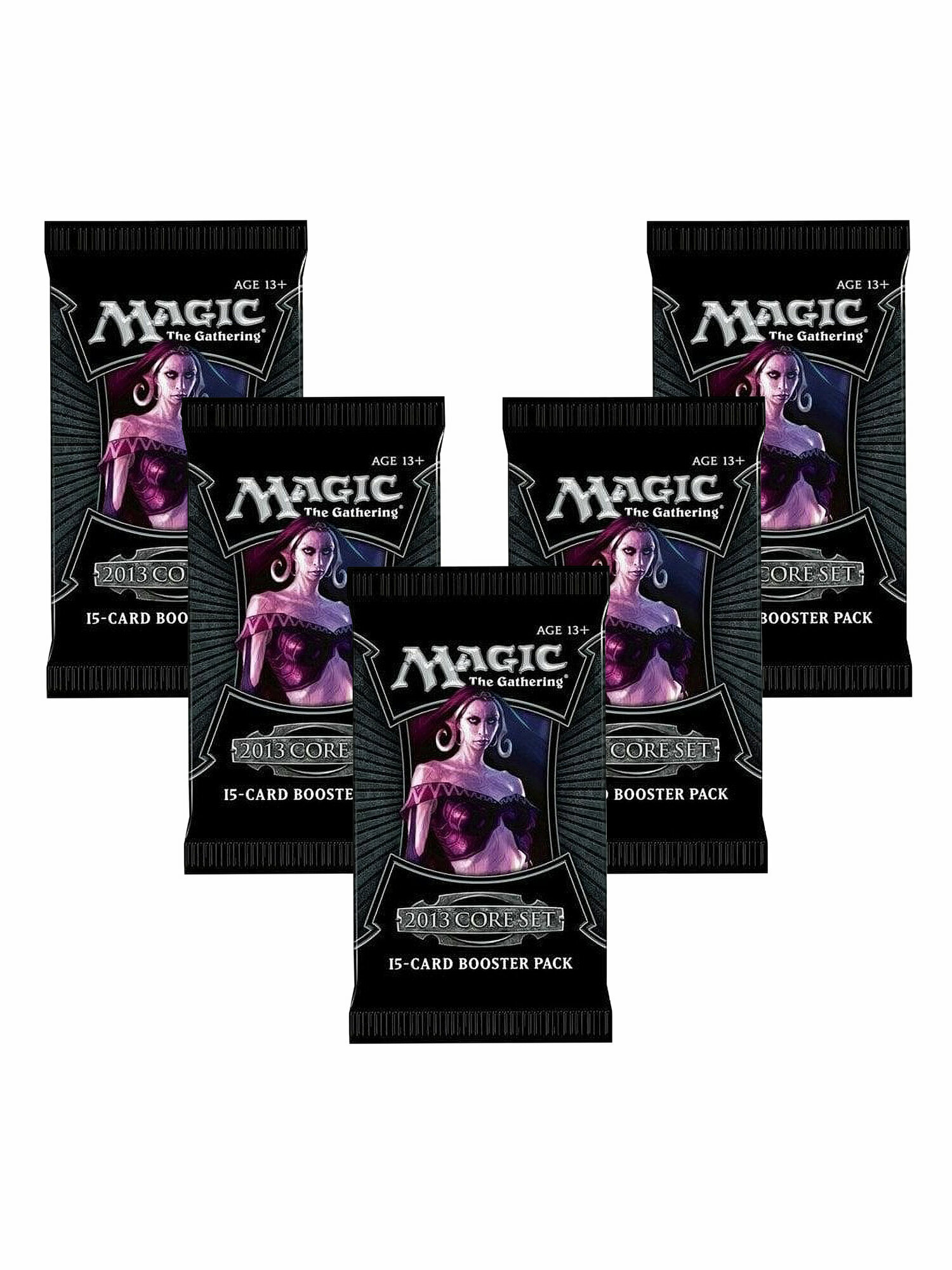 Magic The Gathering: 5 бустеров MTG издания M13 на английском