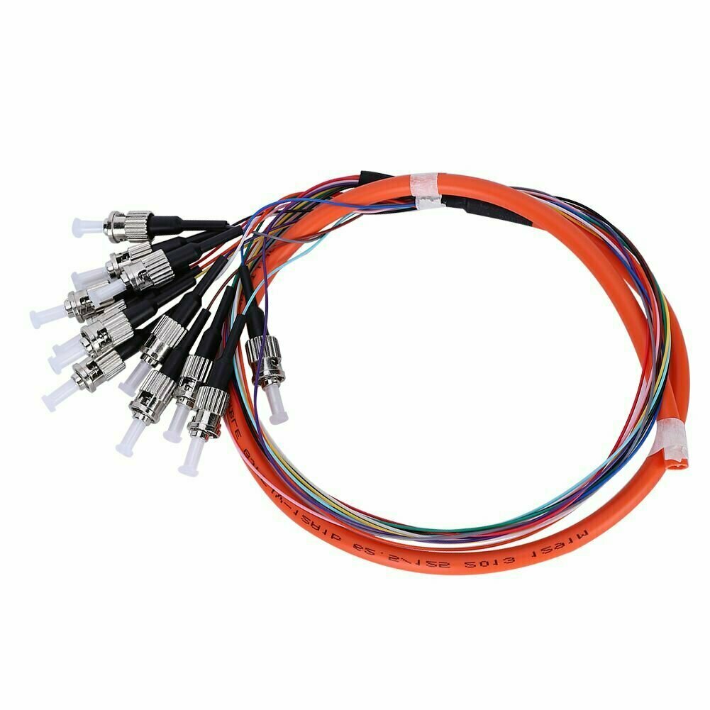 Волоконный кабель 12 отрезков провода многорежимный St UPC MM-0.9 для системы связи сетей