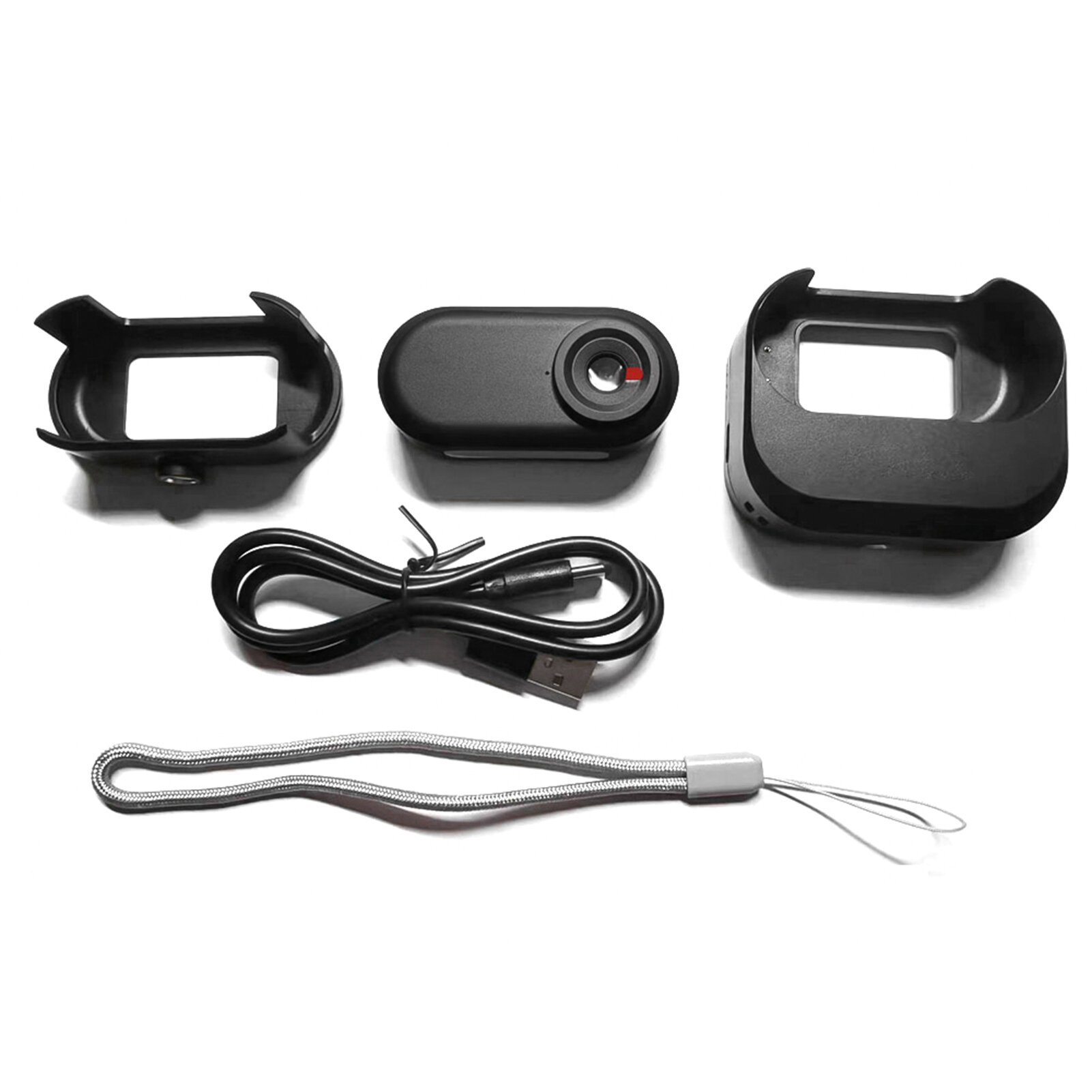 1080p Mini Sports Camera Tiny Action Camera с 1,47 -дюймовым экраном IPS 130 ° широкоугольный объектив с корпусом зарядки аккумулятора 32 ГБ TF Card для видеозаписи Vlog