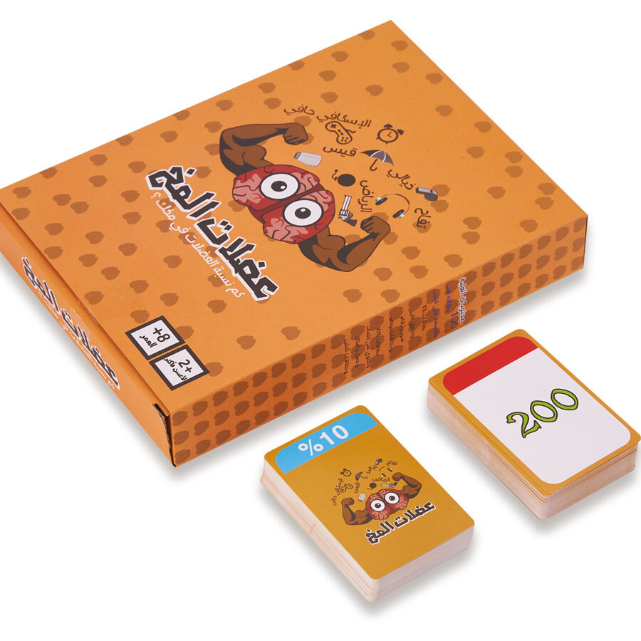 Набор игральных карт на арабском языке для детей - Образовательная настольная игра, B45, семейная развлекательная