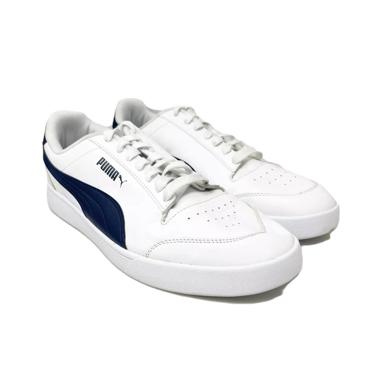Кроссовки PUMA Shuffle, размер EU 36 стопа (22.5CM), белый/синий/черный — фото 1