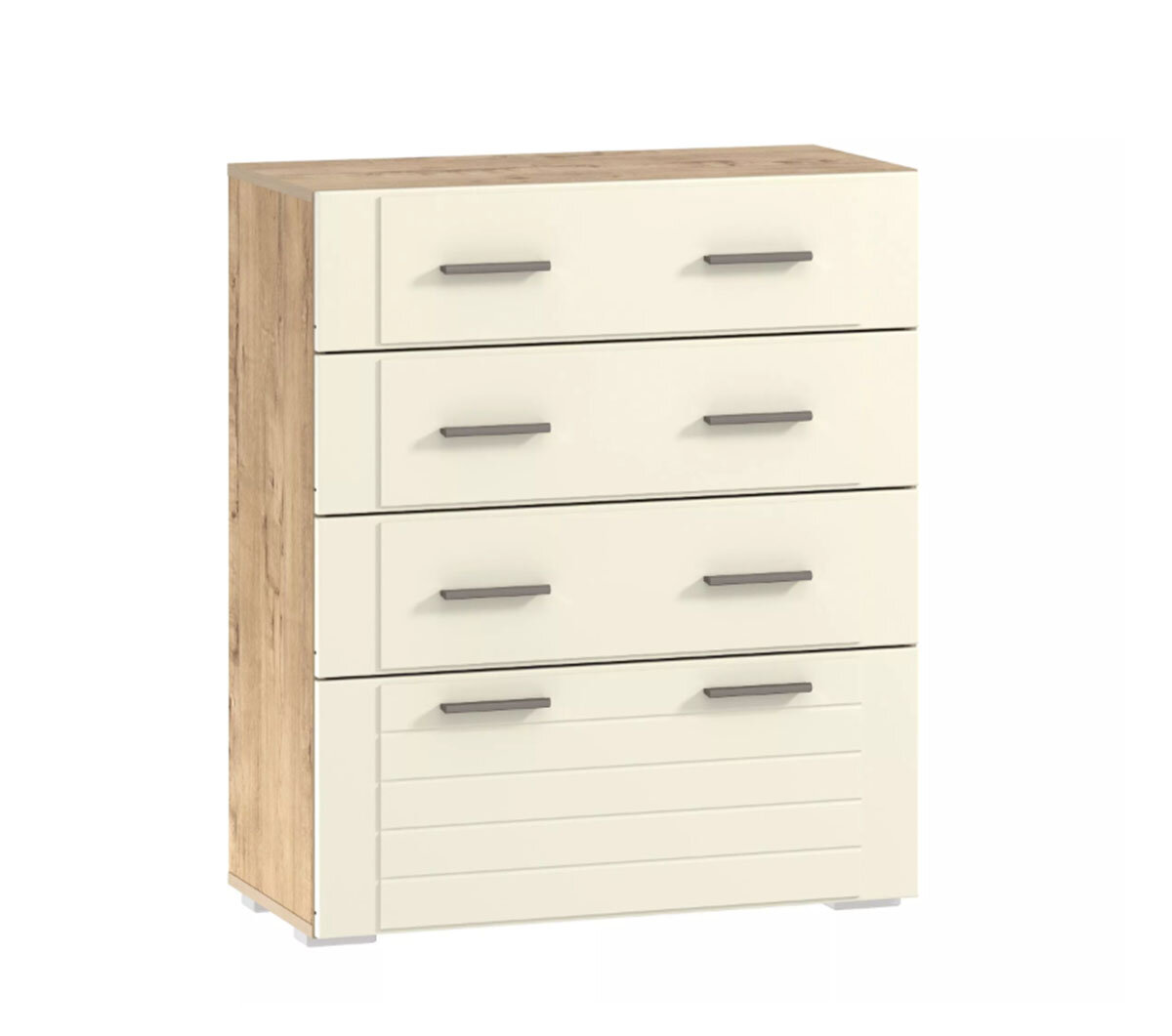 Комод Livorno НМ 040.46 Х, Софт Панакота/Дуб