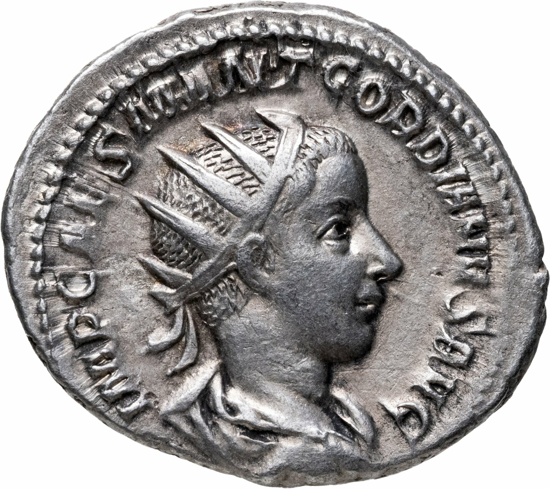 Римская империя, Гордиан III, 238-244 годы, Антониниан Рома, Серебро, в сохранности VF-XF