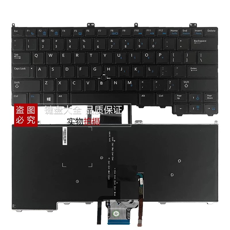 Подходит для клавиатуры Dell Latitude E7440 E7420/D E7240 P22S P40G 12 7000 Совершенно новая модель с эталонной мышью и