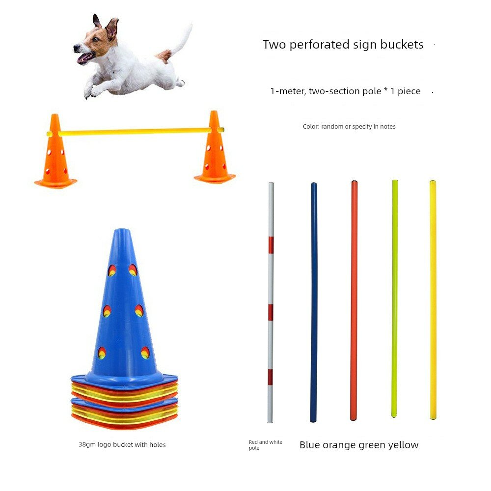 Оборудование для тренировок по аджилити для собак: конусы, препятствия, комбинированные барьеры, прыжковые упражнения,
