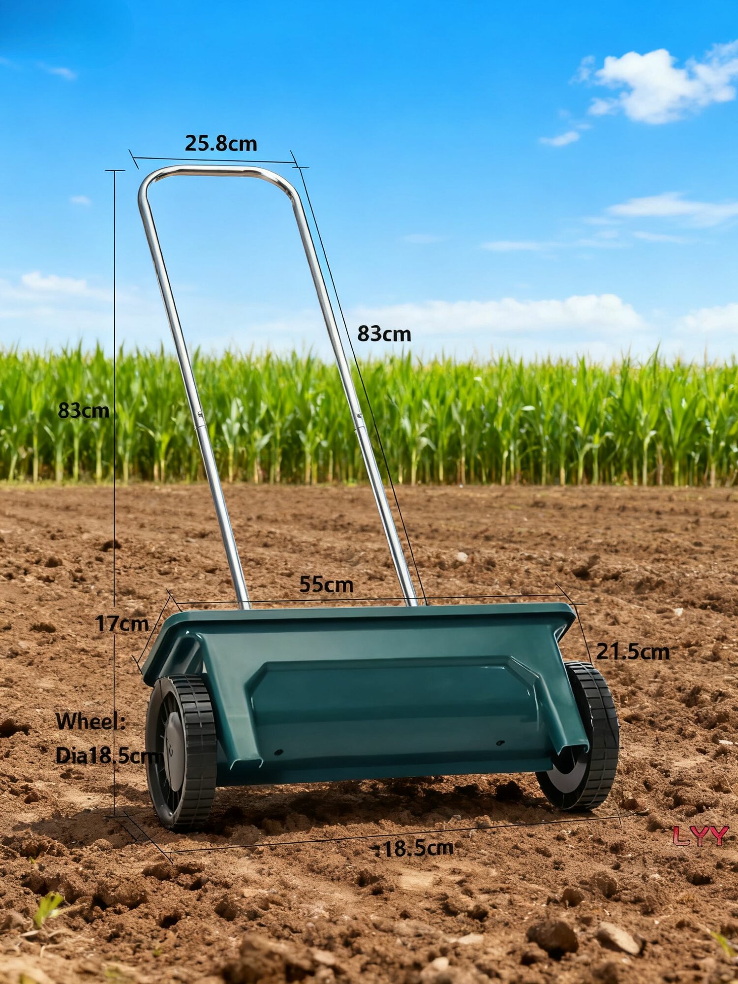 Сеялка для газона BAIJIA JD1114, зеленый LYY