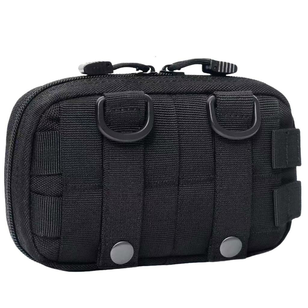 Поясная сумка с молнией, Черный цвет