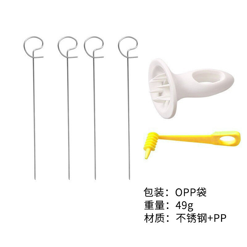 Горячая продажа: Вихревой картофельный барбекю, башня для нарезки картофеля, домашний спиральный ручной картофелерезка, вращающийся резак для картофельных ломтиков