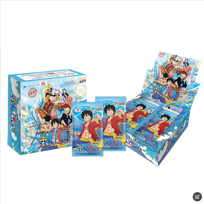 Коллекционные карты Qiqu Creative One Piece Wano Country Edition One Yuan 6-Pack, слепые коробки карт One Piece