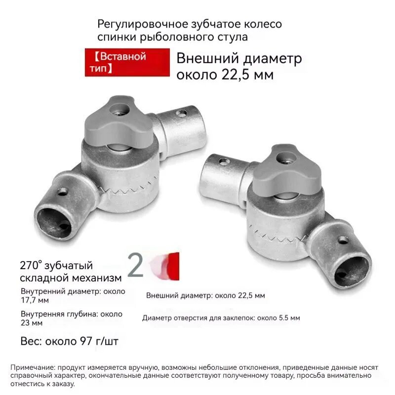 Комплектующие для туристического стула9.3*3.1 см