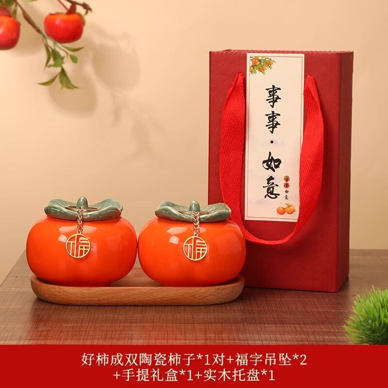 Декор для новоселья, керамическое украшение в виде хурмы, новое жилье, гостиная, винный шкаф, подарки для переезда