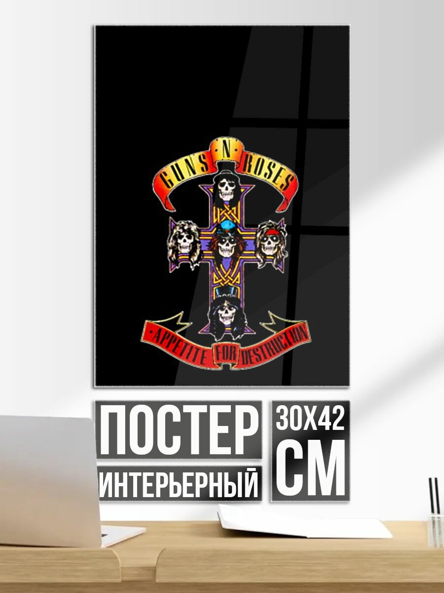 Постер на стену Guns n roses