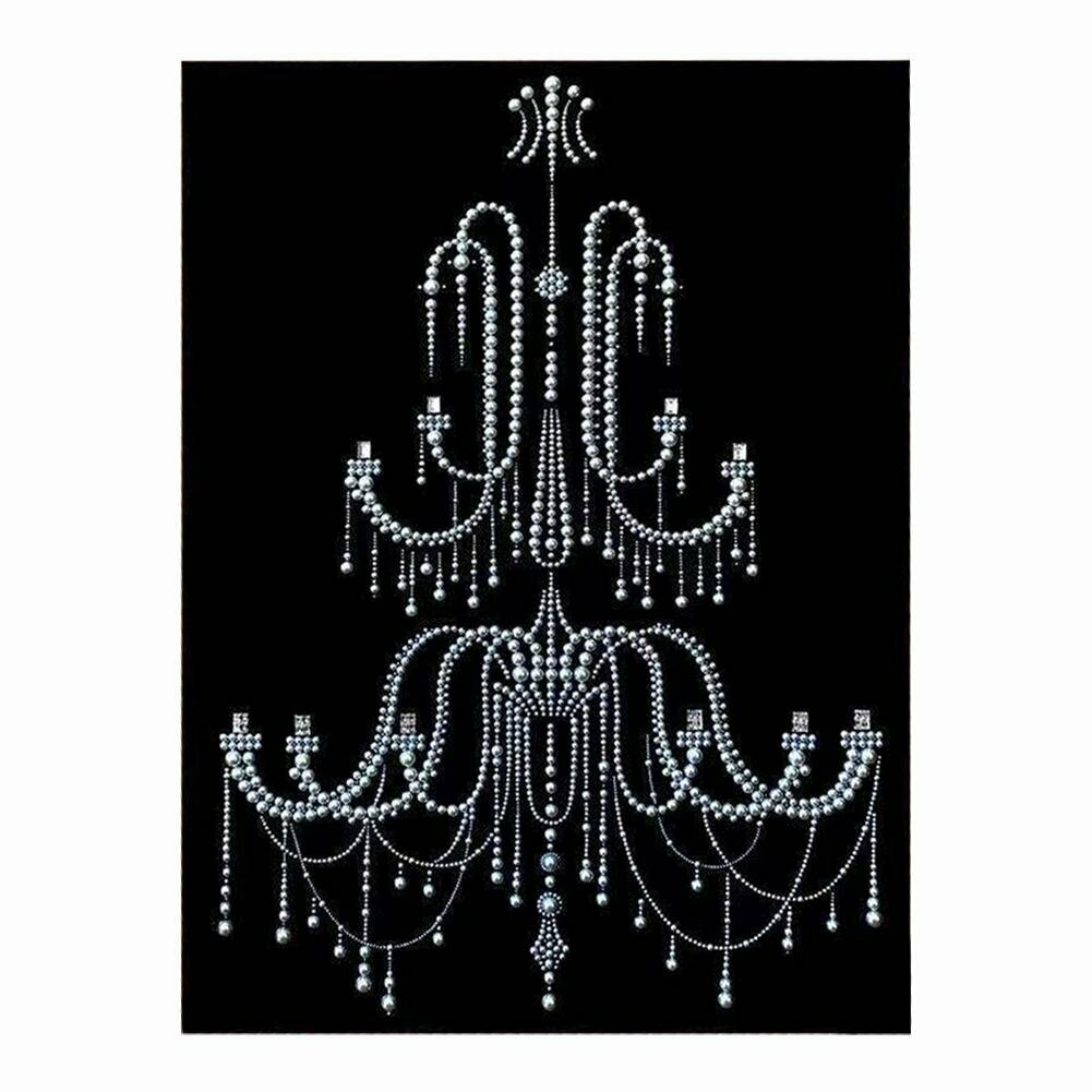 Набор для алмазной живописи Yiokii DIY Diamond Pearl Painting Kit для взрослых, набор для алмазной живописи 5D «Цветочный замок» для начинающих, набор для творчества своими руками для украшения стен дома, подарок на новоселье.