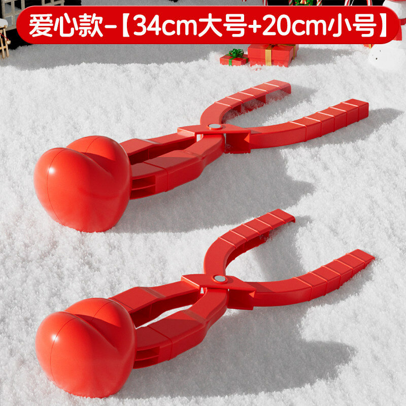 Игрушка-зажим для снежков, детский инструмент для игры в снег, зажим для снежной битвы, снежный утенок, снеговик, оборудование