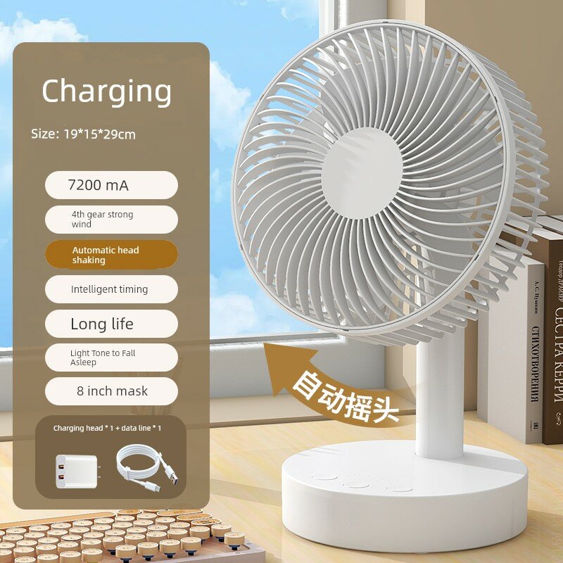 Маленький USB-вентилятор Kasiduo для офисного стола, портативный вентилятор с зажимом, мини-вентилятор для небольших