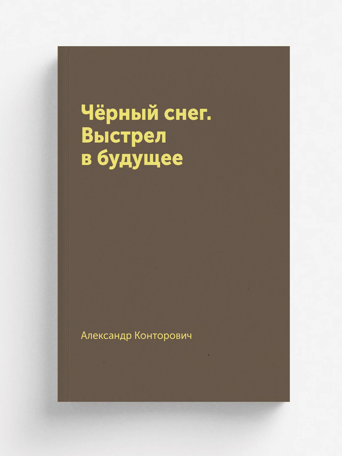 Чёрный снег. Выстрел в будущее