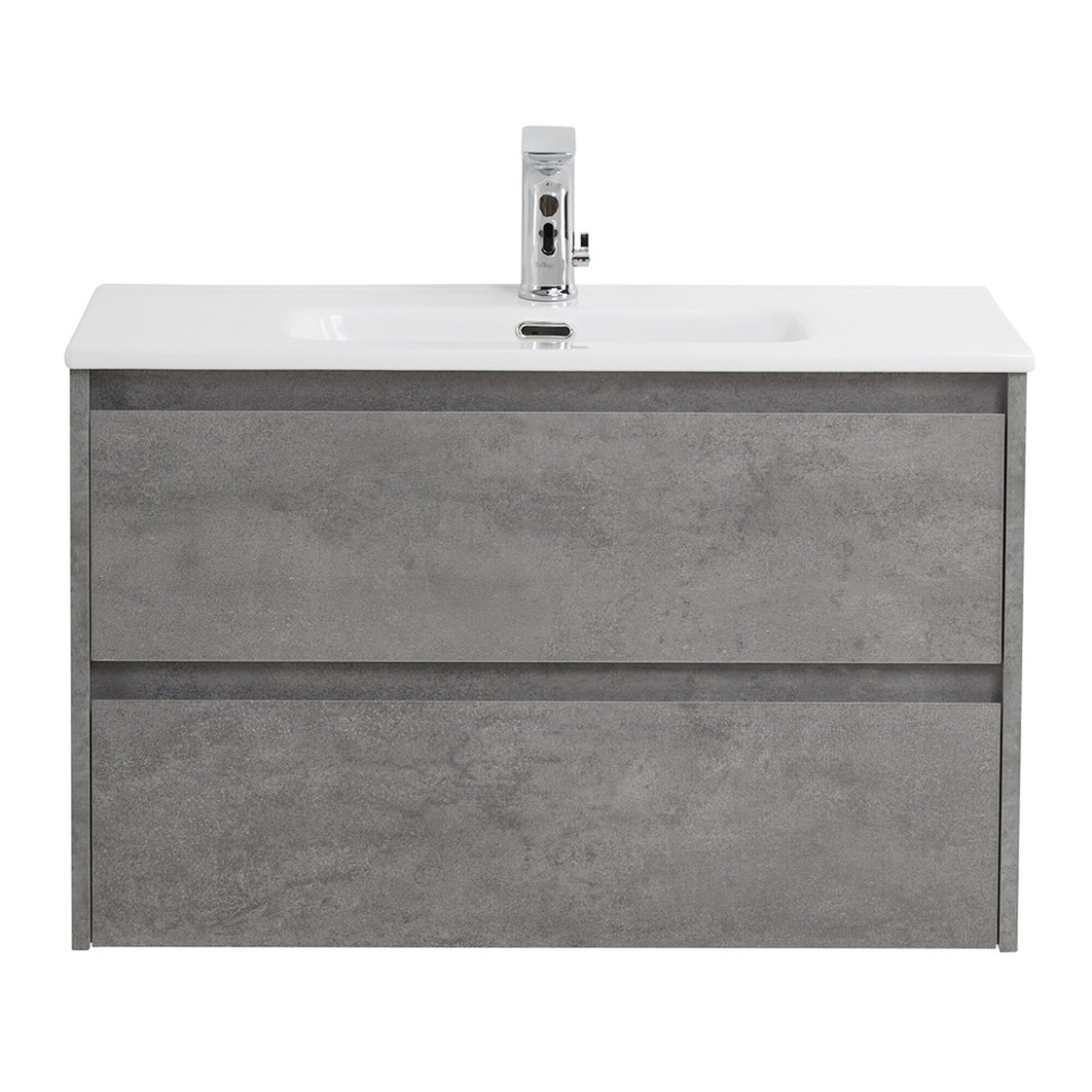 База под раковину подвесная BelBagno KRAFT 39-800/390-2C-SO-CG Cemento Grigio