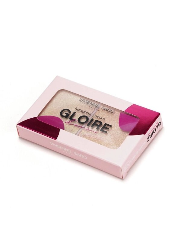 Vivienne Sabo Палетка хайлайтеров Highlighter Palette Gloire D'amour, 02 персиковый