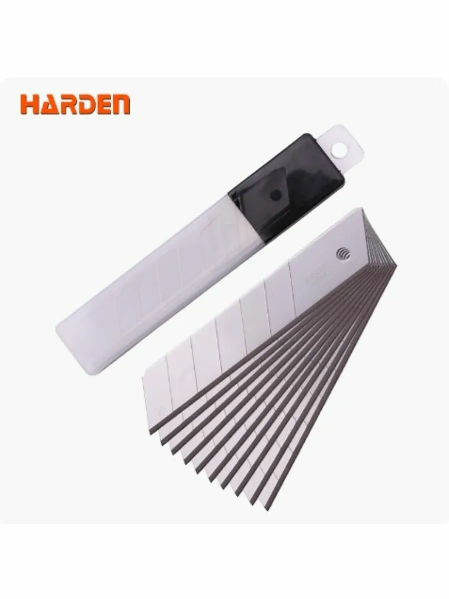 Лезвия HARDEN для строительного ножа 25x125 мм 10 штук, 570349