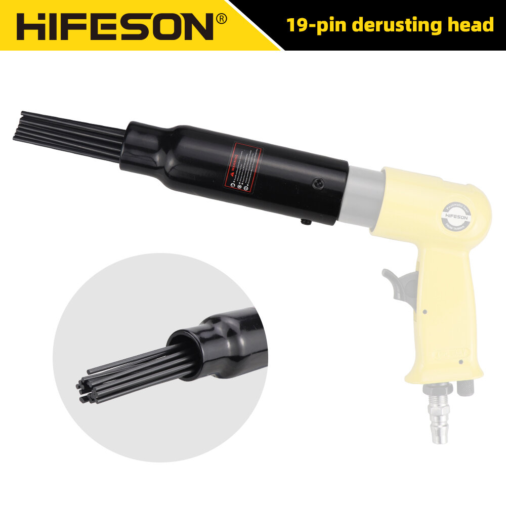 Пневматическое 19-контактное удаление ржавчины，19-игольная рабочая оснастка