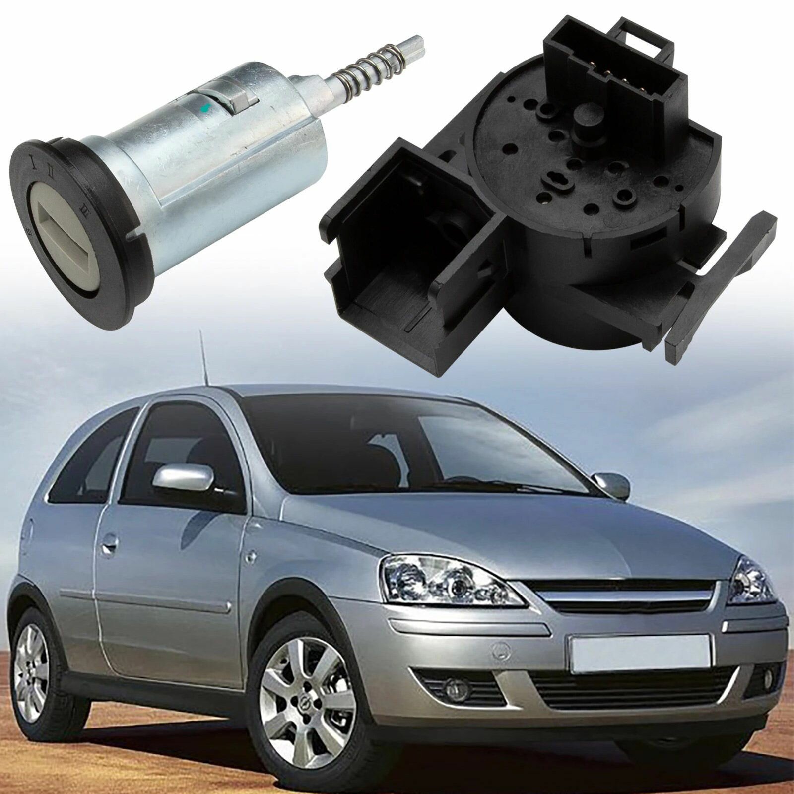 Цилиндр замка зажигания автомобиля с 2 ключами 0914861 90511999 0913654 9115863