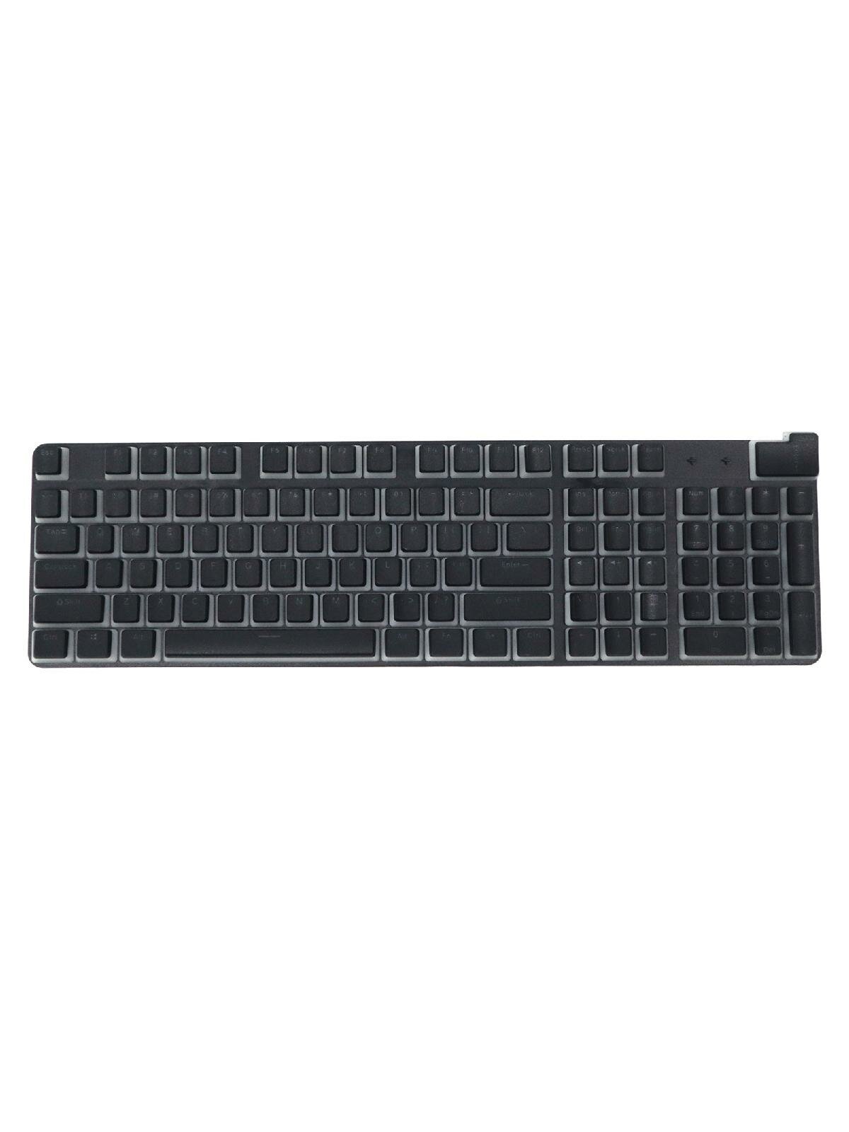 104 Keys Pudding Keycaps OEM Profile Double Shot ABS/PBT Backlit Keycaps for Mechanical Gaming Keyboard Cherry Mx Switch