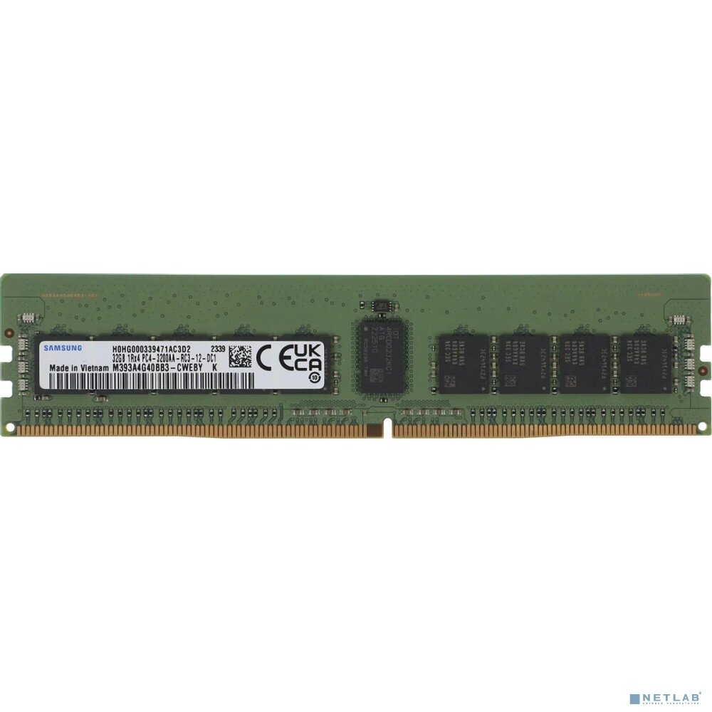Память DDR4 Samsung M393A4G40BB3-CWE 32Gb DIMM ECC Reg PC4-2