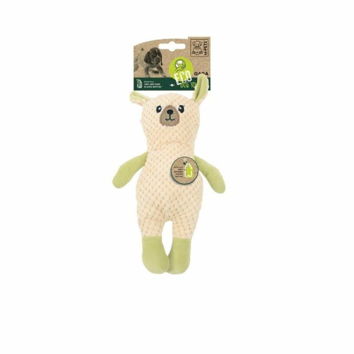 M-PETS Игрушка мягкая для собак ECO Мишка Гага 29см
