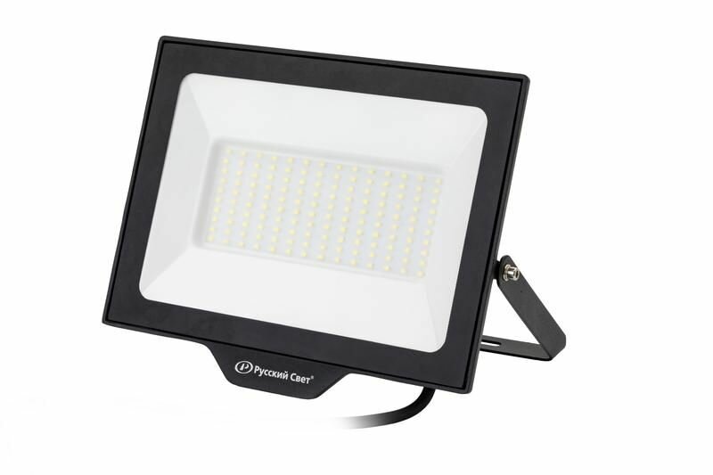 Прожектор светодиодный Русский Свет СДО FL 10 C, 100 Вт, 6500 К, IP65, 277х220х30 мм, черный