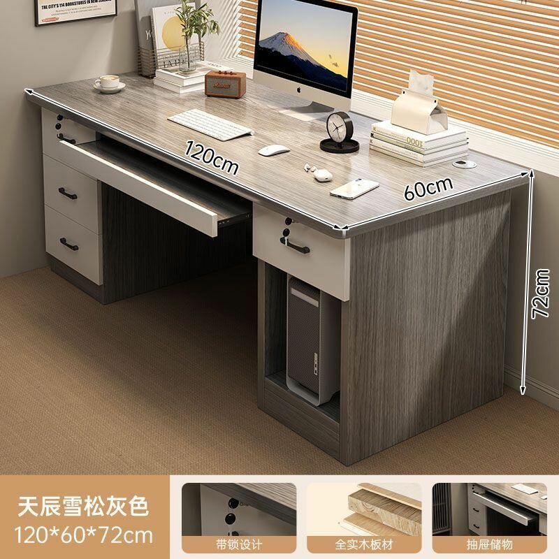 Горячая распродажа【1006 человек добавили в избранное】Офисный стол для сотрудников, набор стола и стула, простой современный стол для начальника, рабочее место для одного человека