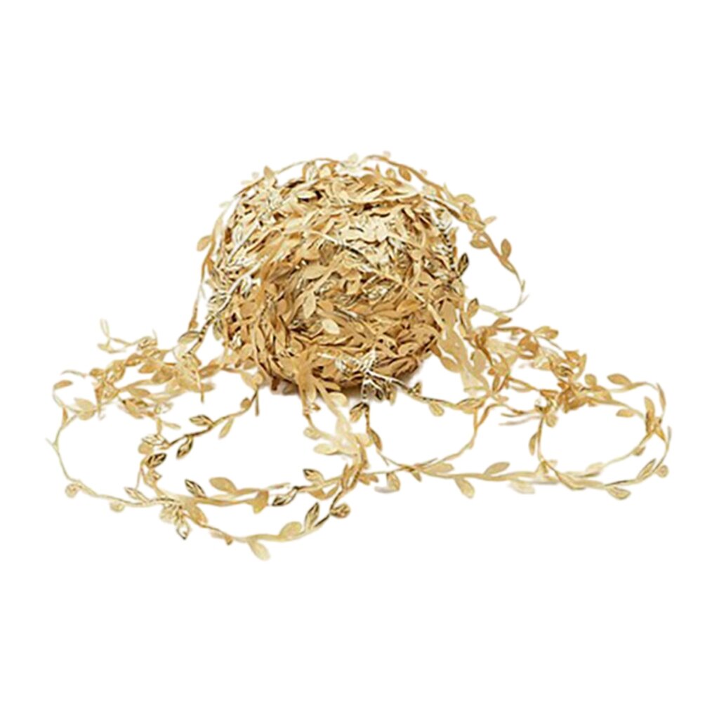 Искусственная гирлянда-золотая
