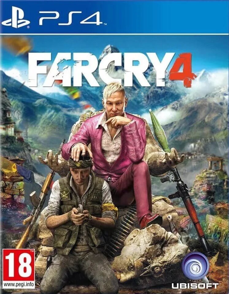 Диск Far Cry 4 для Play station 4\5 (русские субтитры)
