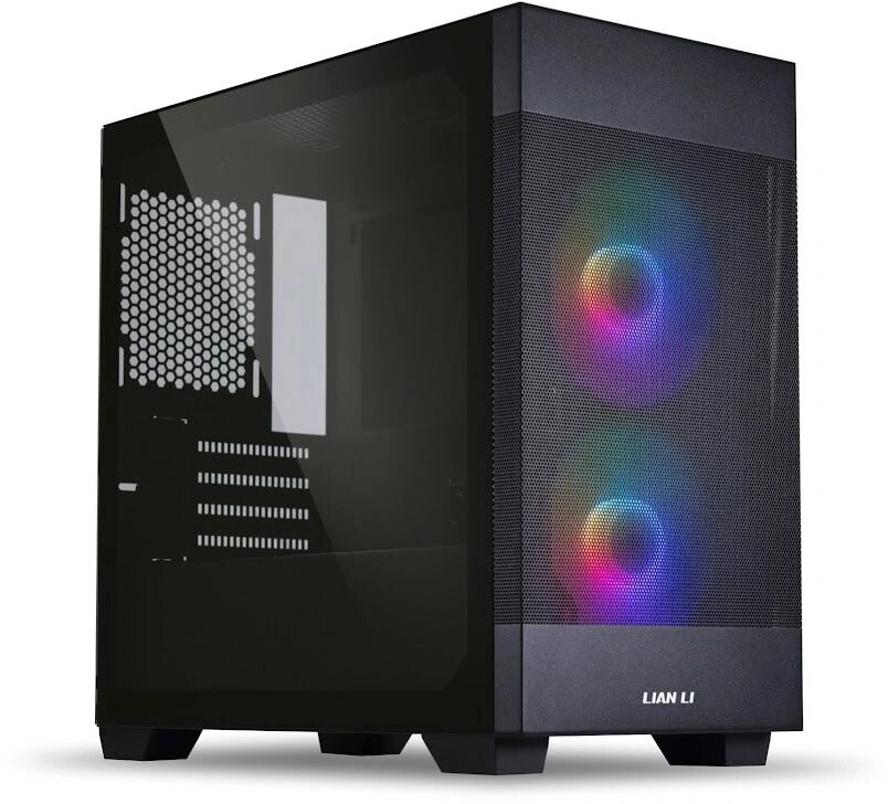 Корпус Lian-Li Lancool 205M Mesh черный без БП mATX 120mm 140mm USB3.0 audio bott PSU