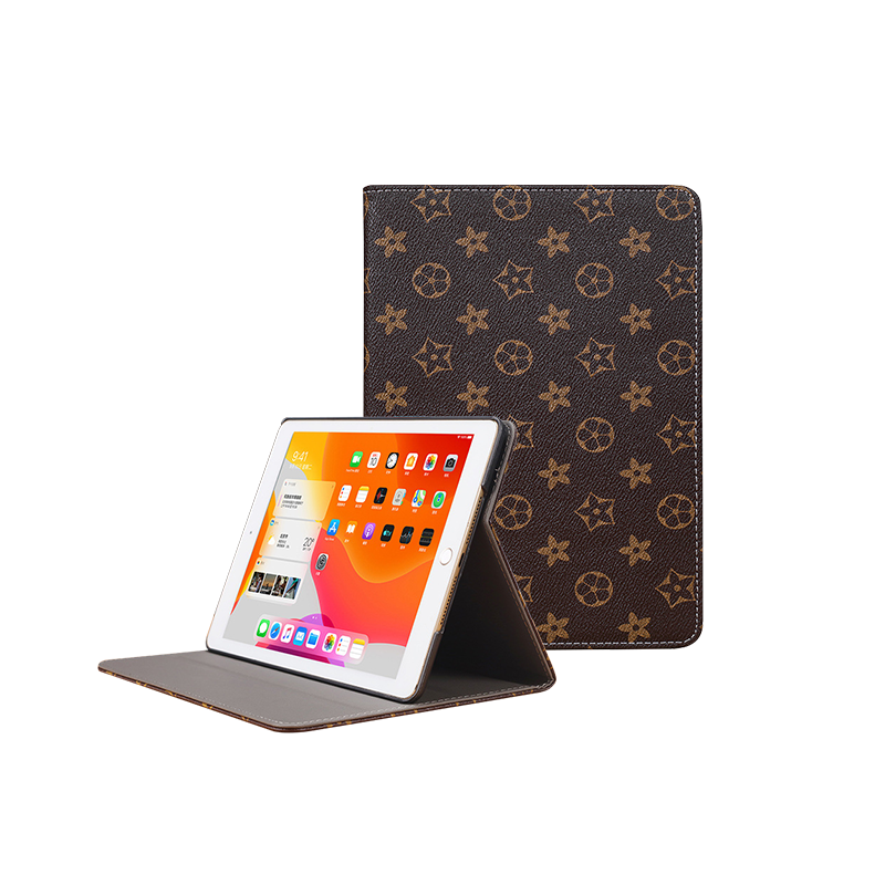 Защитный чехол LZL IPad Collection квадратный клетчатый узор для IPad Pro 11/Air 3, dark brown