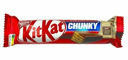 Батончик KITKAT Chunky Classic молочный шоколад с хрустящей вафлей 40г