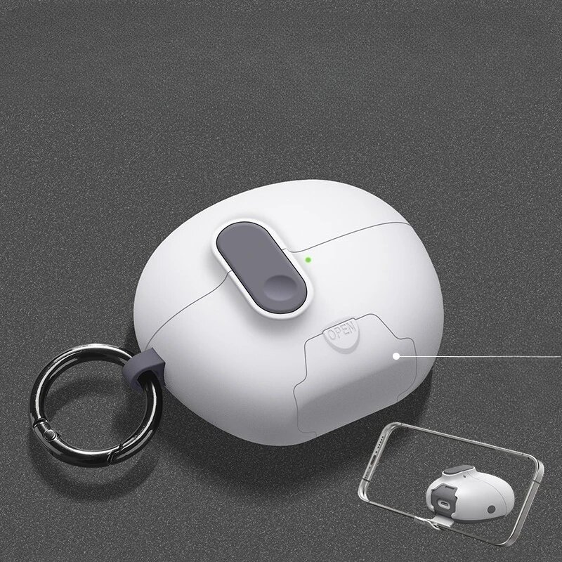 Защитный Чехол Huawei Freeclip С Замком И Подставкой Для Телефона, Силиконовый Держатель Для Наушников Для Защиты В Пути