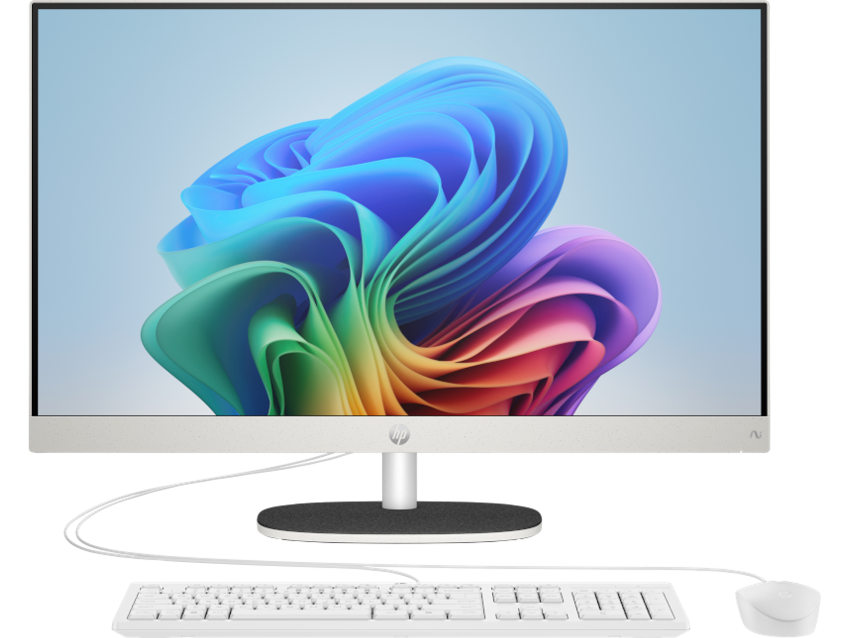 HP 23,8-дюймовый настольный компьютер Next Gen AI PC 24-ct2055m PC, W11, 23.8", AMD Ryzen AI 5,16GB RAM, 512GB SSD, FHD