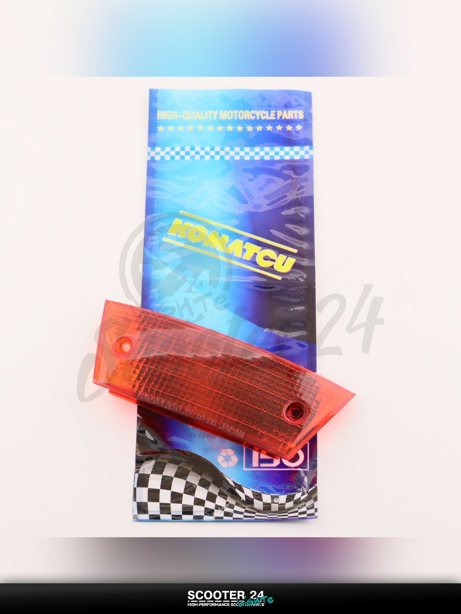 Стекло стоп-сигнала на мотоцикл и скутер Suzuki ADDRESS "KOMATCU" / Сузуки Аддресс