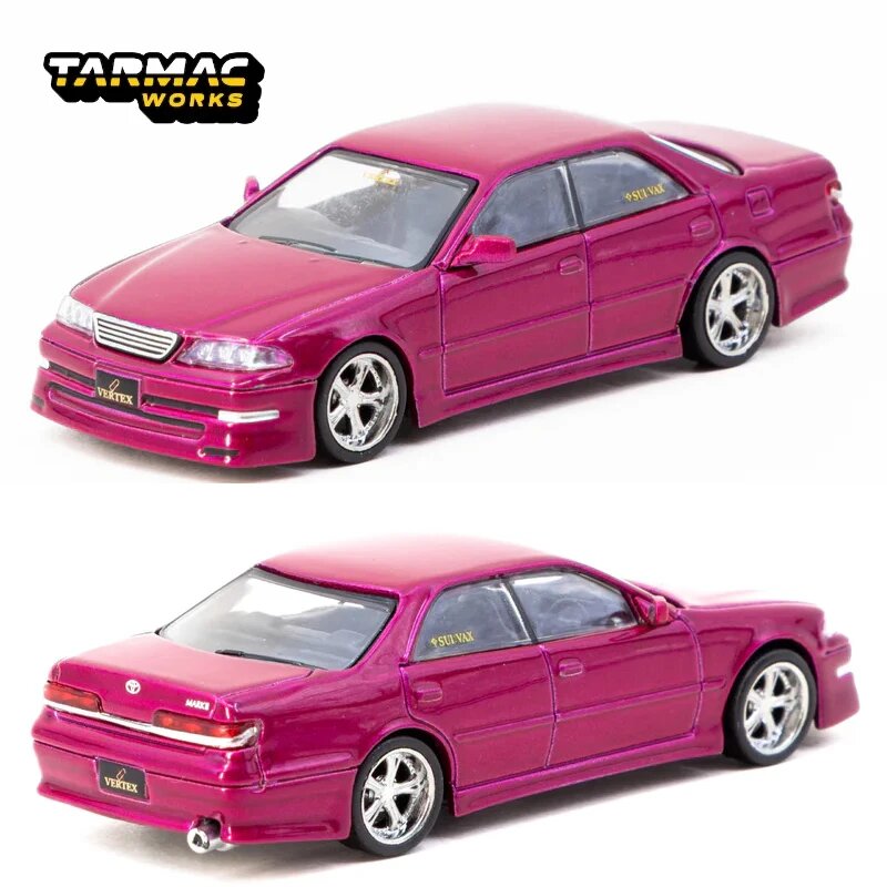 Модель автомобиля Tarmac Works 1:64 Toyota Mark II JZX100 Red Metallic TW JZX100 Red