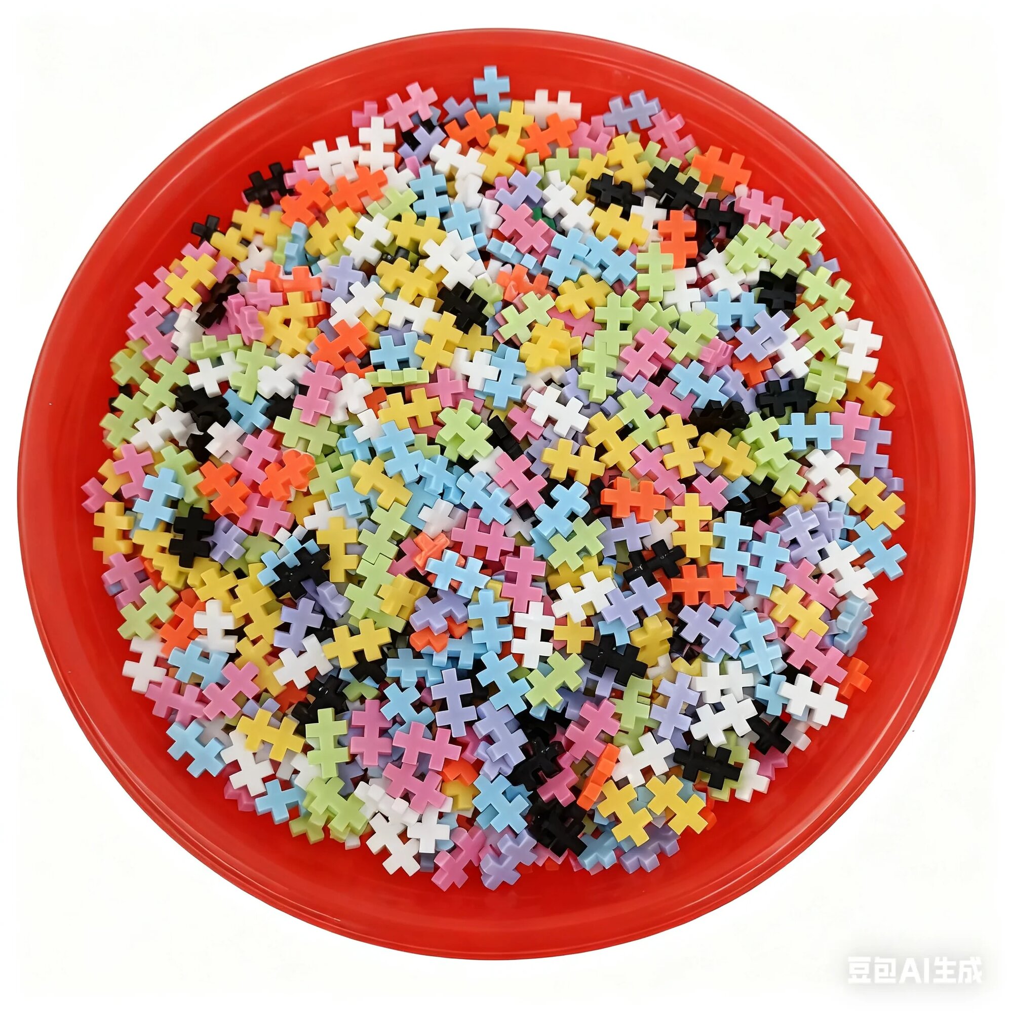 Пластиковые строительные блоки Plus Plus 1000pcs