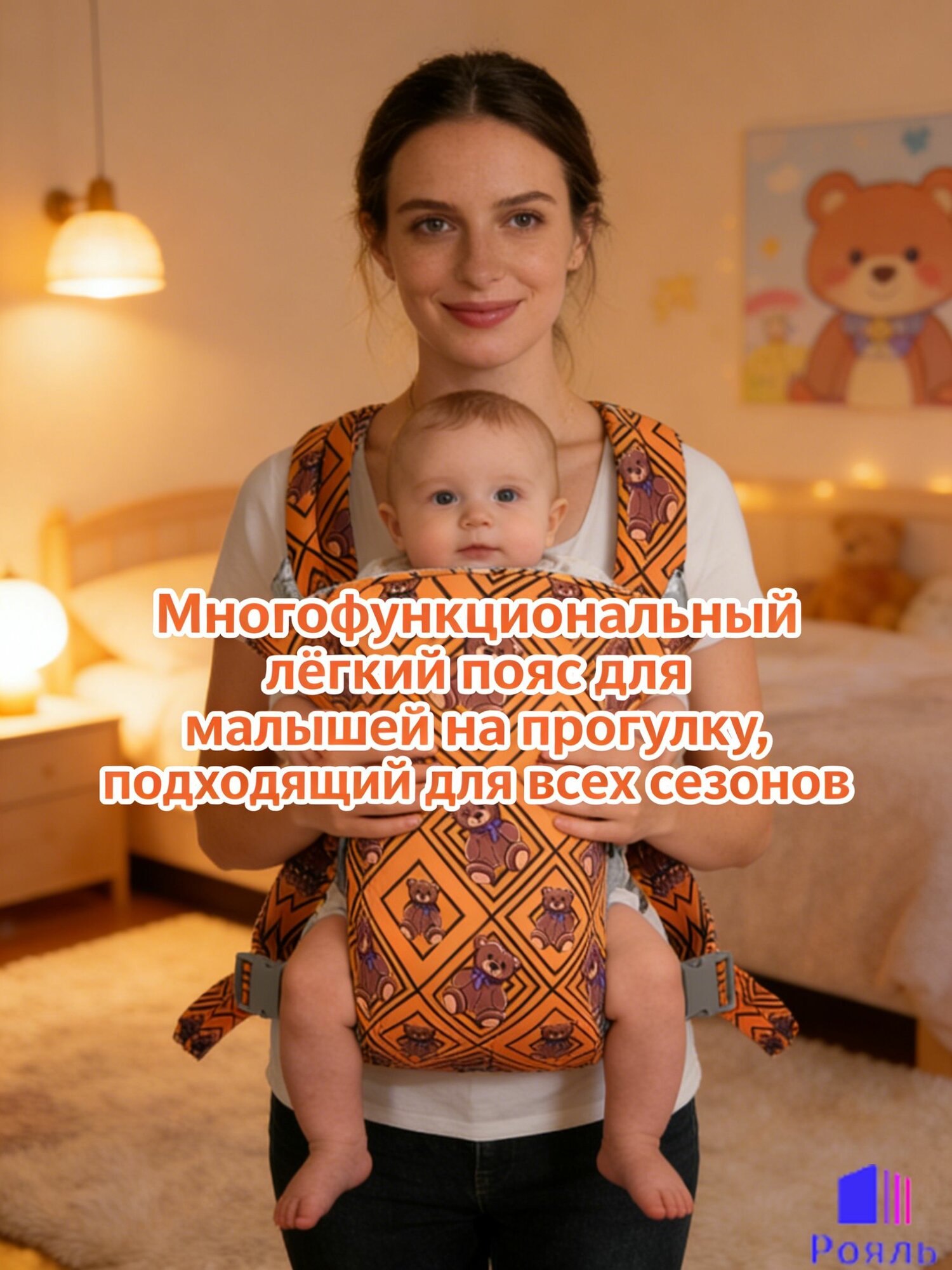 Рюкзак-переноска для новорожденных с поясным сиденьем, универсальный, до 20 кг