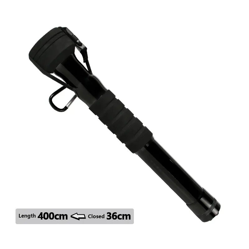 Телескопический фонарь 36-400см, черный