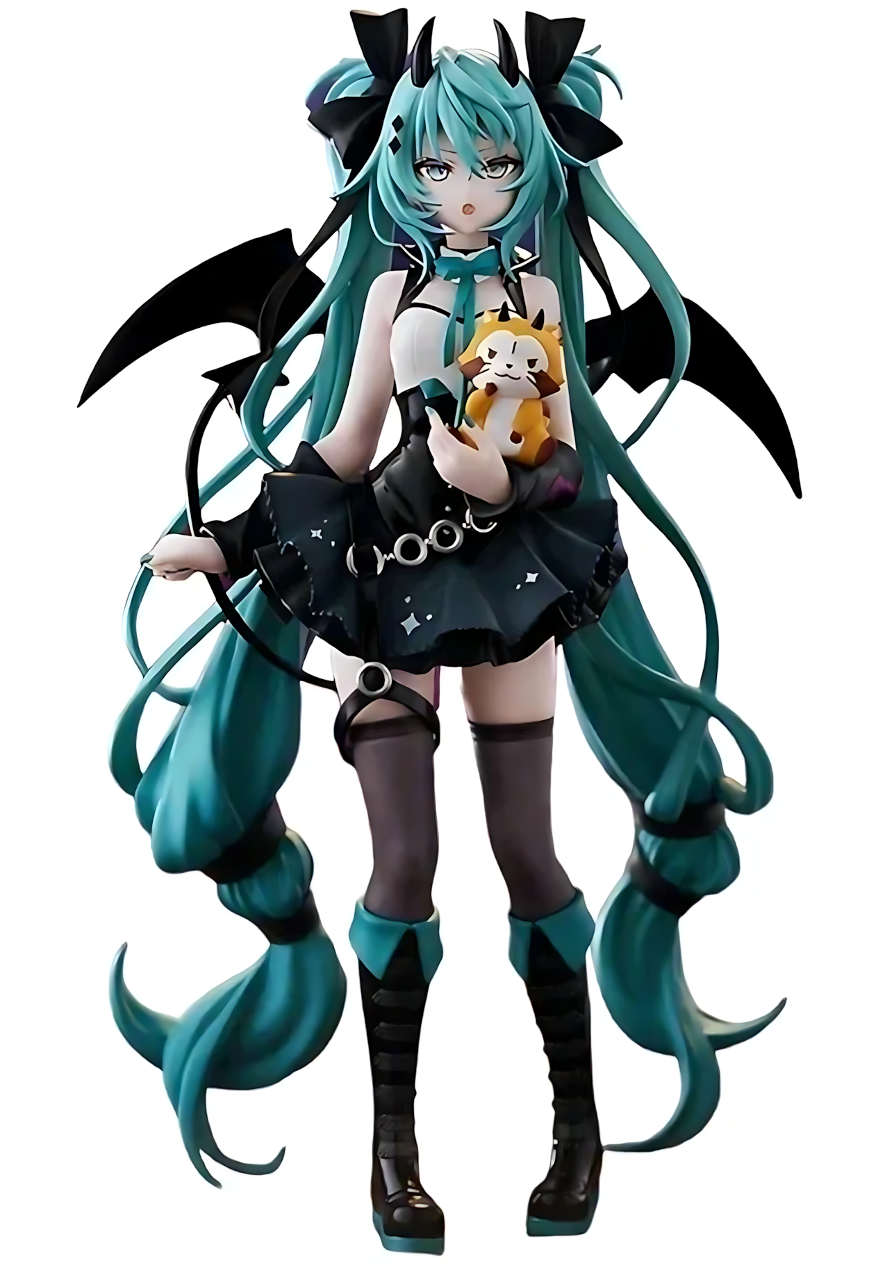 FuRyu Trio-Try-iT Hatsune Miku Rascal The Raccoon Demon Style ПВХ аниме фигурки Коллекция моделей игрушек