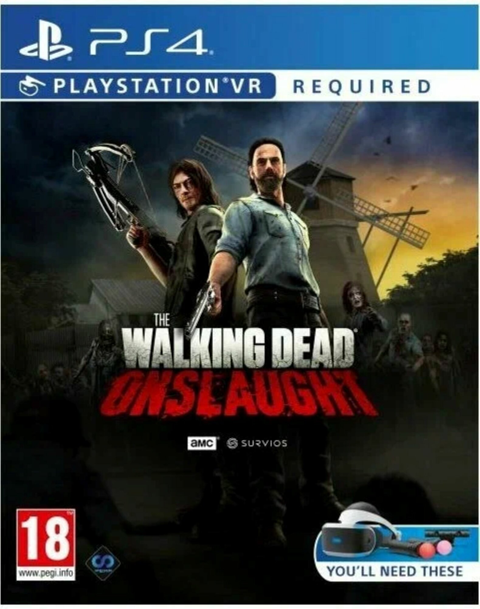 The Walking Dead: Onslaught (только для PS VR) (английская версия) (PS4)