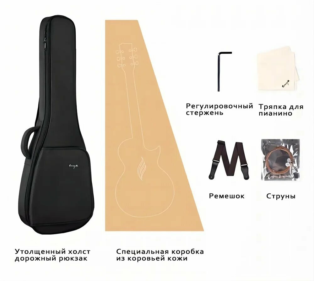 Акустическая гитара Enya NOVA GO/BK — фото 1