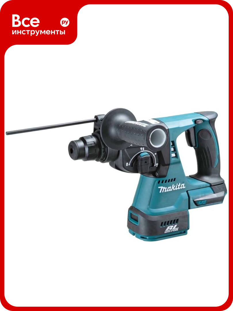 Аккумуляторный перфоратор Makita LXT DHR242Z поставляется без аккумуляторов