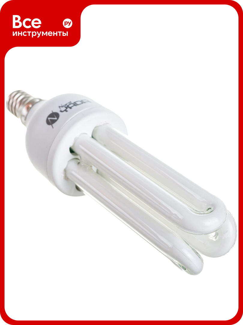 Энергосберегающая лампа Nord-Yada 3UX-1 15W/E14/4100 (3U дуга) 903478