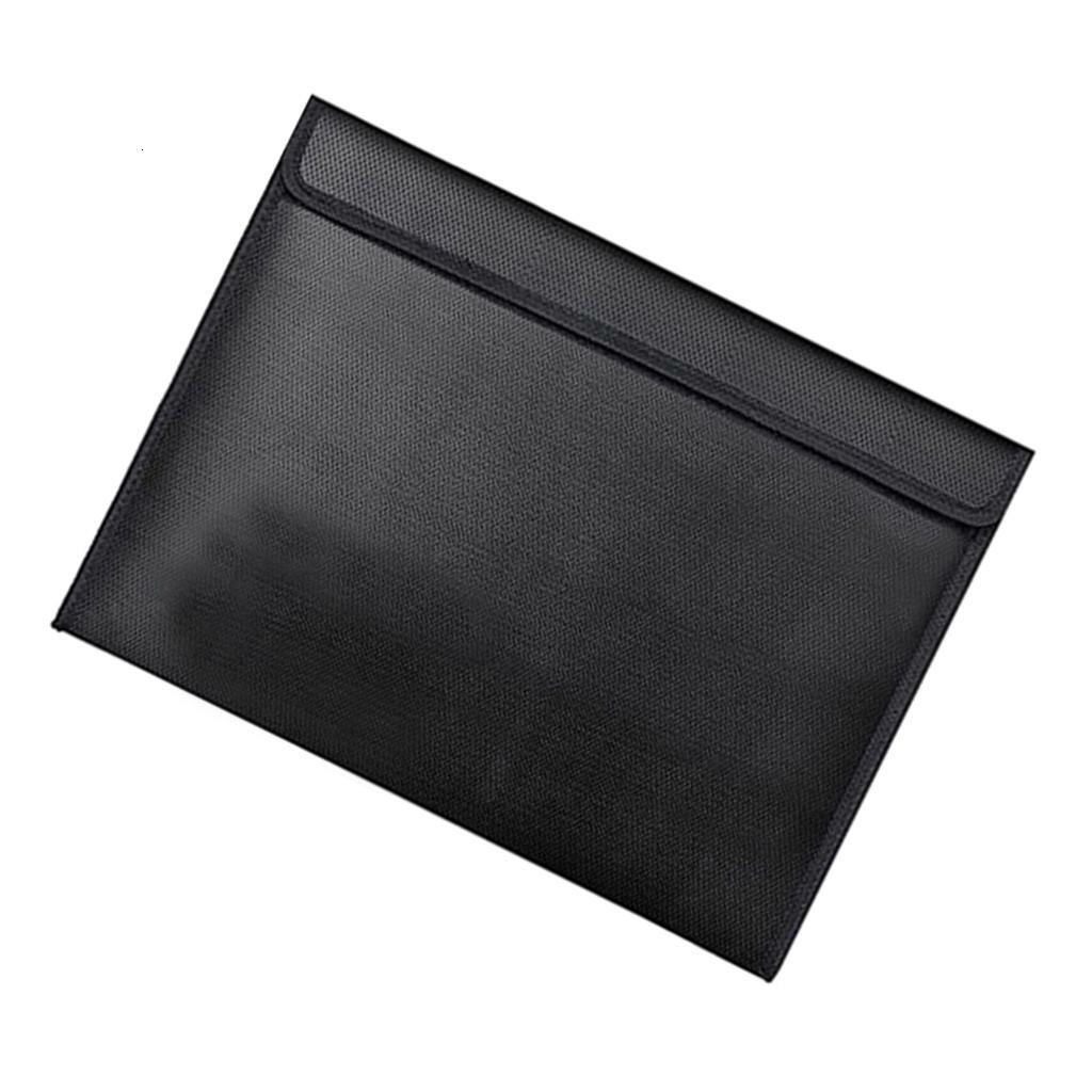 Огнестойкий документный мешок, Горизонтальная застежка-молния отсутствует